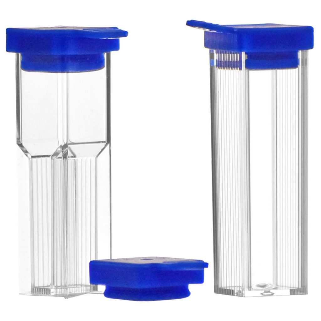 Square Cuvette Plug Caps ⋆ Morganville Scientific